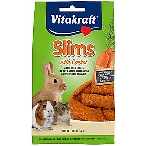 Vitakraft Slims with Carrot Rabbit Treats, 1.76 oz.