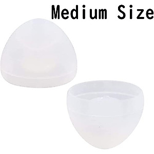 JNSA Replacement Super-Slim Oval Ear Tips Ear Buds Eartip Earbud Replacement for Klipsch Headphones,6 Pairs Set,S/M/L,Clear (Replacement for KLIPSCH 6Pairs)