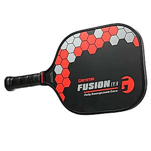 Gamma Sports Pickleball Paddles: Pickleball Rackets - Textured Fiberglass Face - Mens and Womens Pickle Ball Racquet - Indoor and Outdoor Racket: Fusion LE ~8 oz