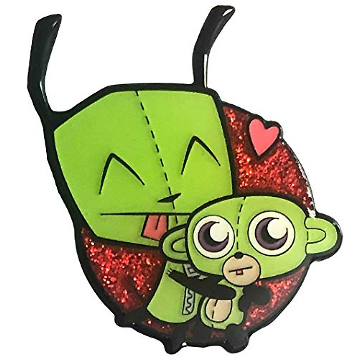Gir hugging his plushy - Invader Zim Collectible Enamel Pin