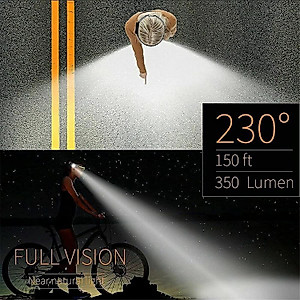 Everlyte Headlamp Rechargeable 230° Wide Beam Head Lamp LED with Motion Sensor, Odelfistrip Light Pro Headlamp, Weatherproof, Lightweight Head Light Flashlight for Hardhat, Camping, Running, Hiking