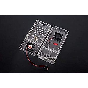 Summitlink V2 Clear Case Dual Fans for Stratux ADS-B Kit Fits AHRS Module and GPYes