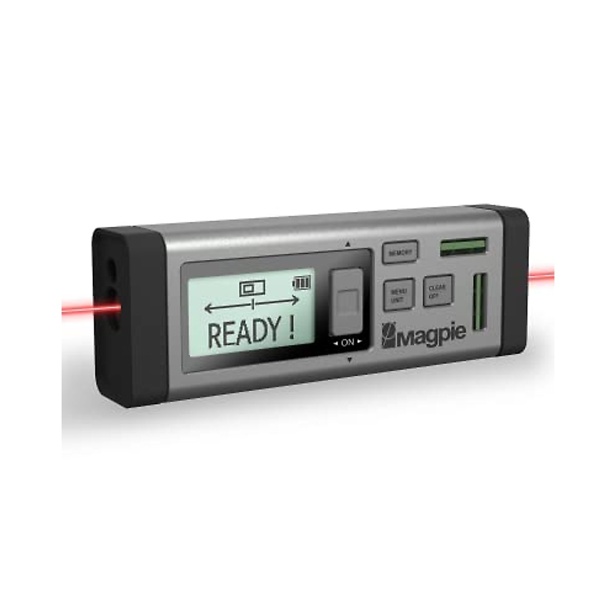 The First Bilateral Laser Measurement Tool - MAGPIE VH-80, 262ft/80m Dual Laser Distance Meter with Bluetooth App Connection, Laser Measure with 2 Bubble Levels for Fast, Precise Results