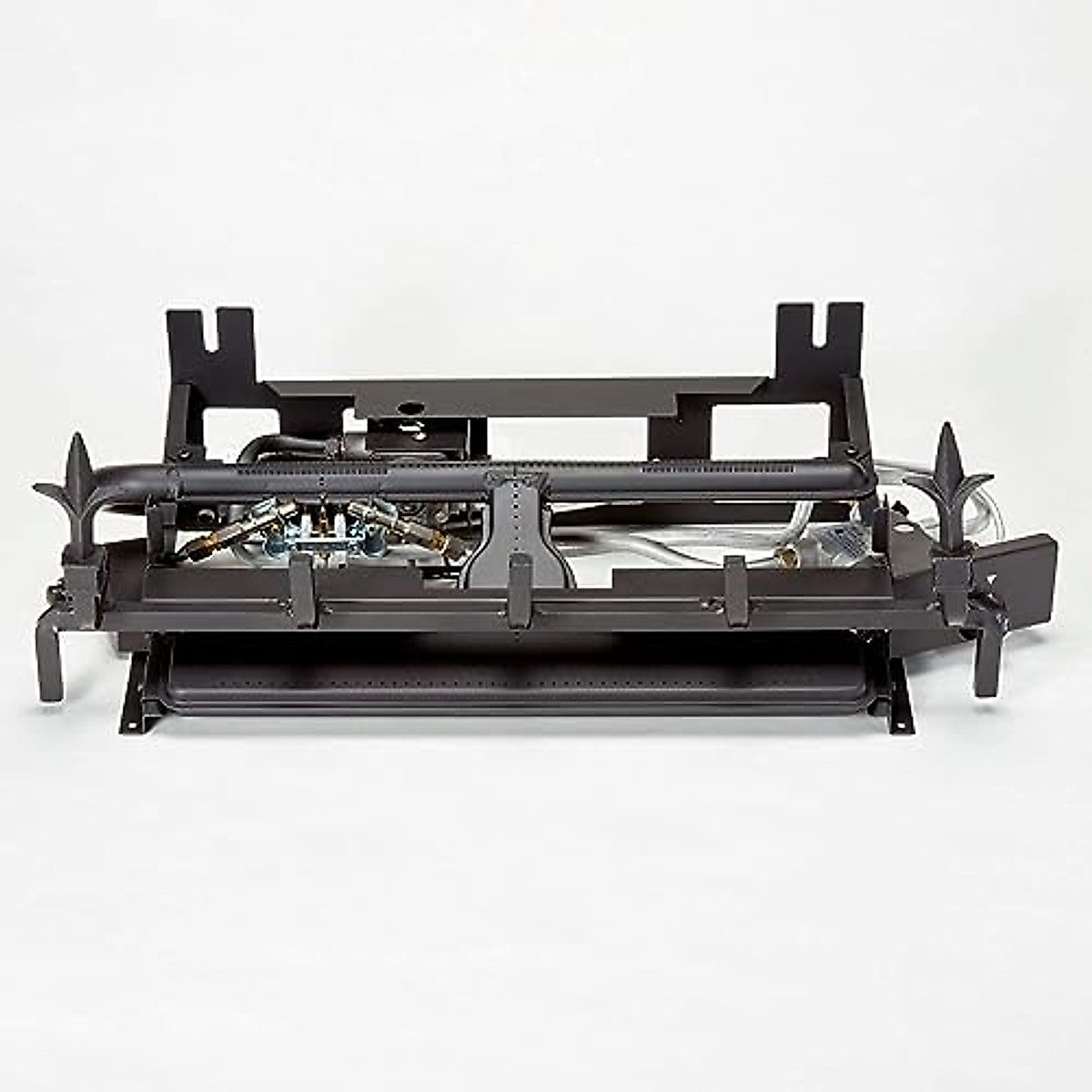 Duluth Forge DLS-24R-2 Dual Fuel Ventless Fireplace Logs Set with Remote Control, Use with Natural Gas or Liquid Propane, 33000 BTU, Stacked Red Oak, 24 Inches