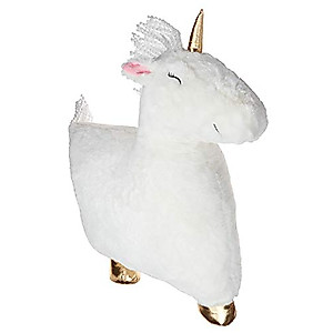 Amazon Basics Kids Bedding Nap Set with Unicorn Pillow and Fleece Throw Blanket