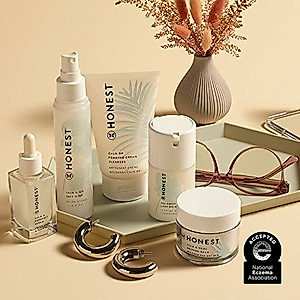 Honest Beauty Calm On Foaming Cream Cleanser | with Hyaluronic Acid + Phytosterols & Phospholipids + Amino Acids | 4 Fl Oz