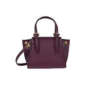 ZAC Zac Posen Alice Mini Shopper Crossbody, Dark Cherry