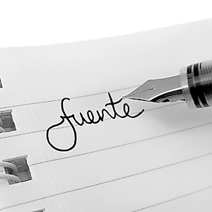 Zebra Fuente - Disposable Fountain Pen - One of Each Coloured Ink - Pack of 7