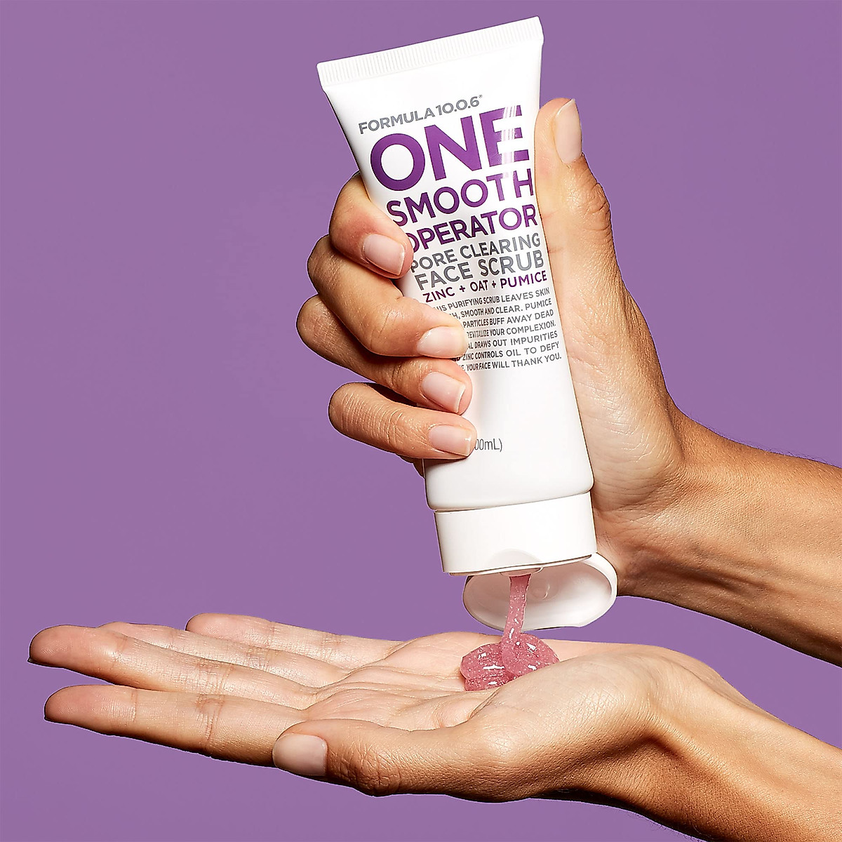 Formula 10.0.6 One Smooth Operator (3.4 Fl. Oz.) Pore Clearing Face Scrub that Leaves Skin Fresh, Smooth & Clear -Vegan, Paraben-Free & Cruelty-Free