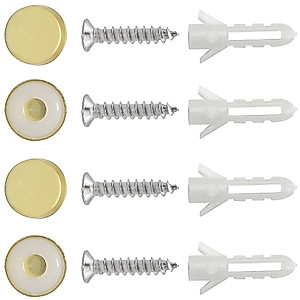 zoohot 12-Inch Gold Wine Glass Rack, Under Cabinet Wine Glass Holder Stainless Steel Stemware Rack - Hanging Stemware Holder for Cabinet Kitchen Bar, Set of 3