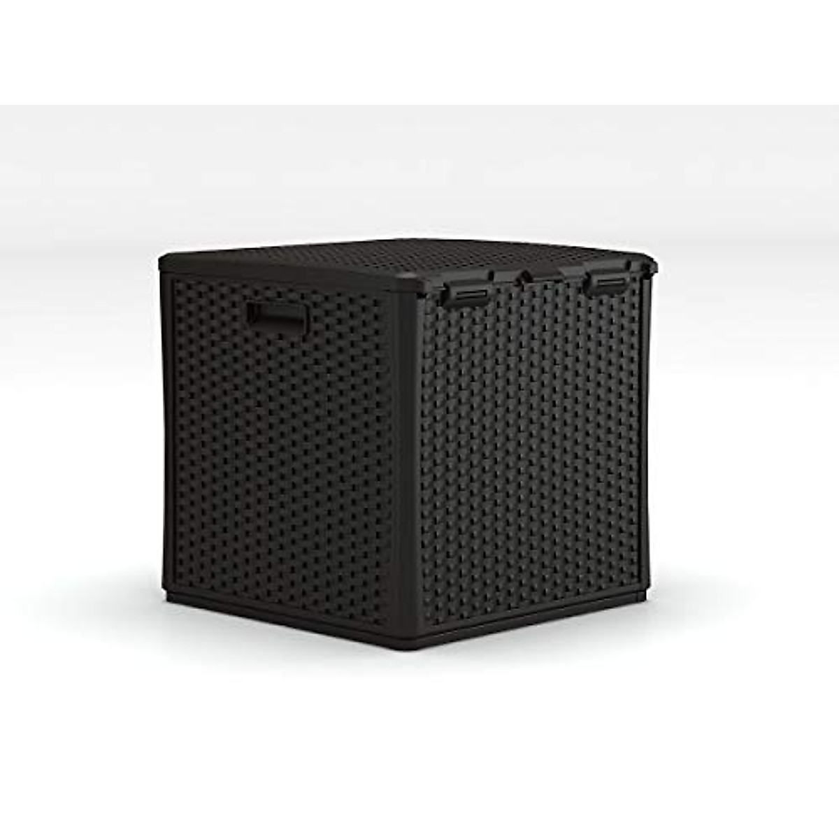 Suncast 60 Gallon Resin Outdoor Patio Storage Box, Java