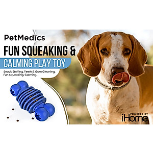PetMedics Soothing & Wellness Durable Dog Chew Aid for Medium to Large Dogs - Moderate to Tough Chewers - Dog Toothbrush, Teething with Fun & Calming Sounds