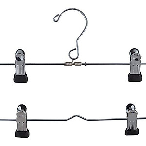Organize It All 4 Tier Folding Skirt/Slack Hanger with Clips