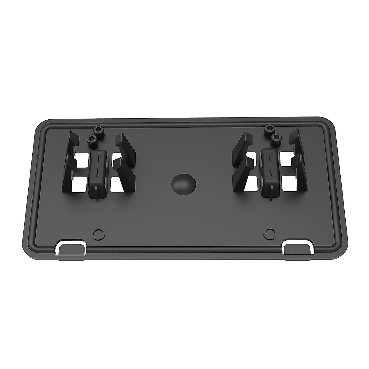 KEWISAUTO Front License Plate Frame for F150 18-20, Black Front Bumper License Plate Bracket Holder Cover for Ford F150 2018-2020 Accessories (1PCS, Replace #JL3Z-17A385-BA)