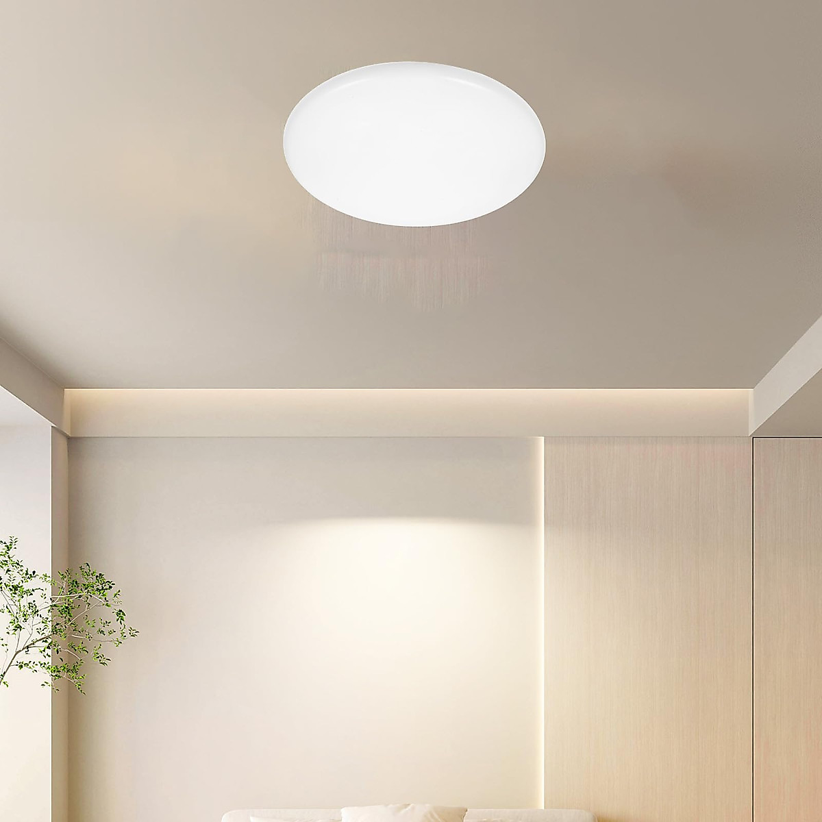 COHEALI Flush Mount Ceiling Light Cover Plastic Ceiling Fixture Shade Replacement Dome Cover Decorative Light Shade for Ceiling Lighting Accessories