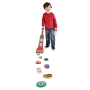 Melissa & Doug Wooden Vacuum Cleaner Play Set (10 pcs)