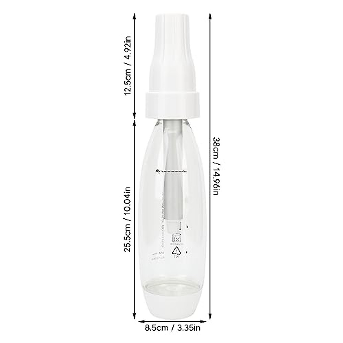 Soda Maker, Professioanl Homemade Soda Fizzy Water Machine Manual Sparkling Water Machine for Sparkling Water Making Drinking Home Use