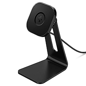 Spigen OneTap Pro (MagFit) Designed for Magsafe Stand Wireless Charger Stand Compatible with iPhone 14, iPhone 13, iPhone 12 Models, AirPod Pro, AirPod Pro 2, AirPod 3 Stand - Black
