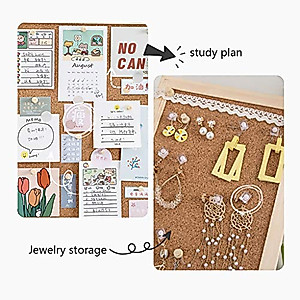 Cork Board Photo Wall, Felt Wall pegboard | Office memo Board, Bulletin Board and Children Decoration Board, DIY memo Board