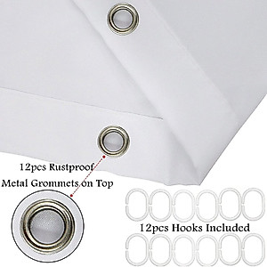 LB Blue Green Snowflake Shower Curtain for Bathroom, Farmhouse Christmas Holiday Winter Fabric Shower Curtain with Hooks, New Year Modern Abstract Bathroom Curtain Shower Set, 72" W x 72" L