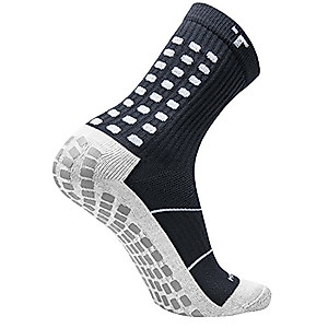 Reusch Men's Standard 3.0 Thin Crew Socks, Black, Medium