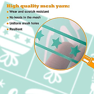 BOOLOOEN Silk Screen Stencils Self-Adhesive Mesh Transfer Stencil Reusable Washable Mesh Stencil for Wood Fabric DIY Home Decor 2pcs set 8.5x11inch (U.S. Flag)