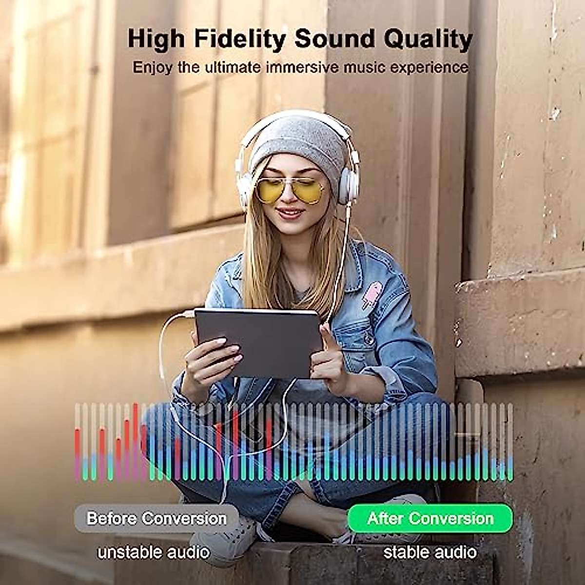 2 Pack [Apple MFi Certified] Lightning to 3.5 mm Headphone Jack Adapter, iPhone 3.5mm Headphones Earphones Jack Aux Audio Adapter Dongle for iPhone 14 13 12 11 Pro Max XS XR X 8 7 iPad, Support iOS 16