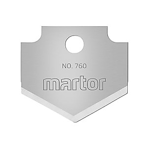 Martor 760.50 Pointed Blade No.760, Silver