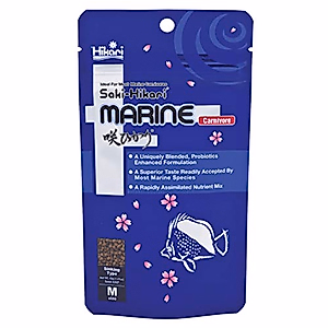 Hikari 042220 Carnivore Medium Sinking Pellets Marine Fish Food, One Size