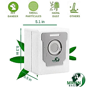 MRHN Vacuum Bags for iRobot Roomba Bags - 10 Pack for iRobot Vacuum Bags i & s & j Series, Roomba Bag Replacement Parts for iRobot Vacuum Bags