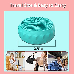 AUROARC Sonic Facial Cleansing Brush, Upgraded Silicone Face Scrubber for Cleaning and Exfoliating, Waterproof Face Wash Brush for Women