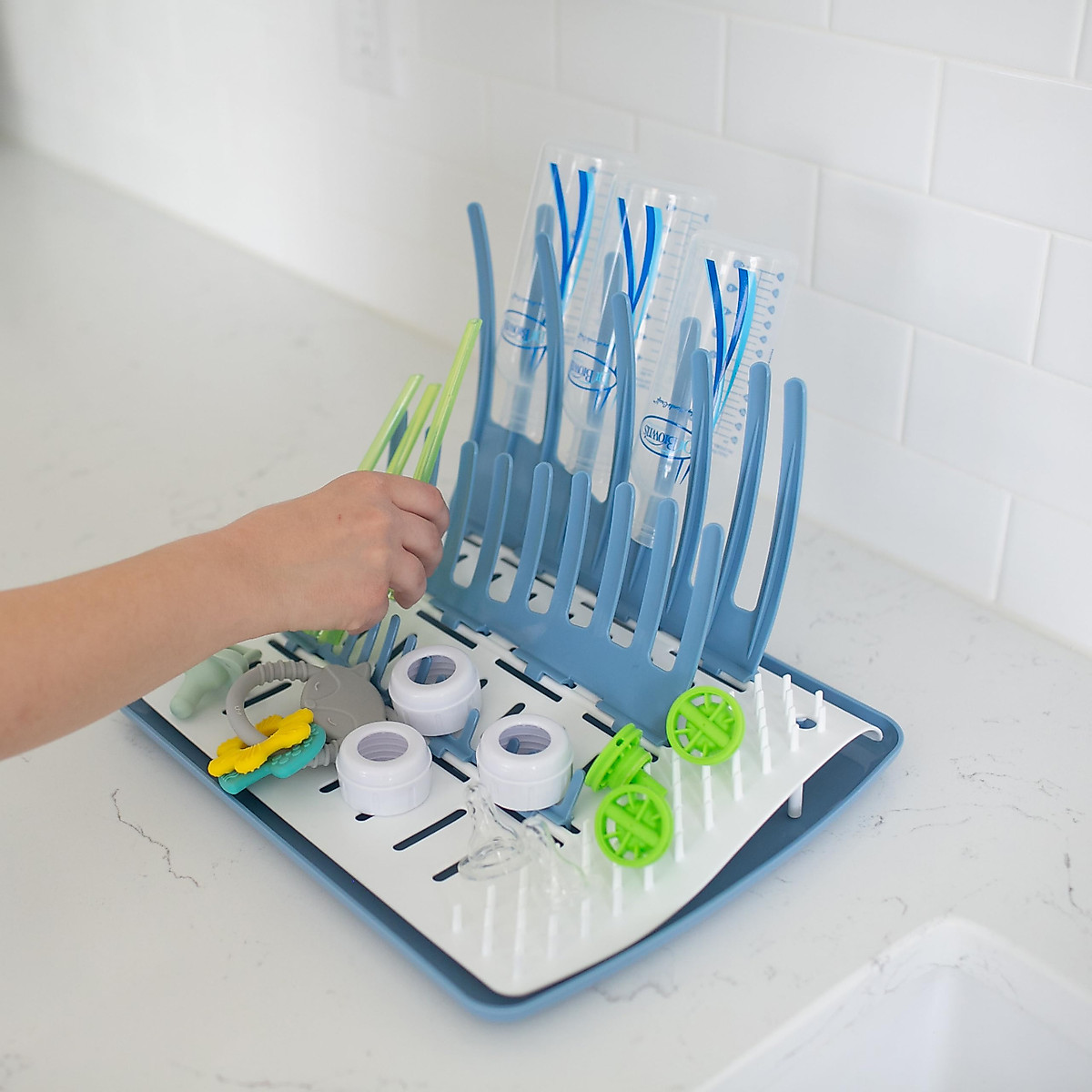 Dr. Brown's Universal Baby Bottle and Accessory Drying Rack