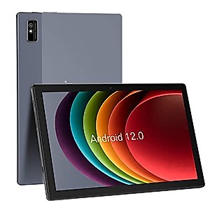 Tablet 10 inch Android Tablets Computer 64GB 512GB Expand, Android 12 Tablet with 10.1 inch IPS Screen, WiFi Tablet 10+ inch with Dual Camera Bluetooth Google Metal Case