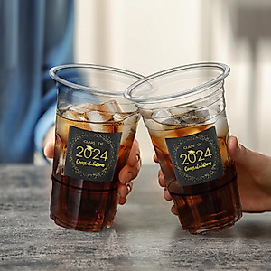 HongyiTime 50 Pack 16 oz Graduation Cups,Graduation Party Supplies Cups Graduation Party Supplies Graduation Party Favors