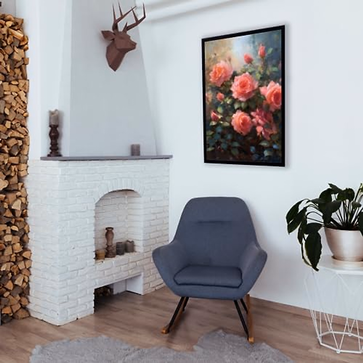 Eleploi DIY Diamond Painting Beautiful Female Angel Diamond Painting Kits for Adults, Fall Decorations for Home& Room Decor, Office Decor, 5D Full Round Diamond Arts Kits 24 X 31 Inches.