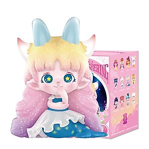 POP MART Zoe Flower Whispering Zodiac Series 3PC Exclusive Action Figure Box Toy Bulk Box Popular Collectible Art Toy Cute Figure Creative Gift, for Christmas Birthday Party Holiday