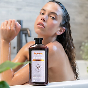 Botany Natural Conditioner for Normal to Dry Hair with Organic Argan Oil, Geranium, and Lavender - Vegan Conditioner for Women and Men SLS/SLES, Silicon, Paraben and Cruelty Free,17.6 oz