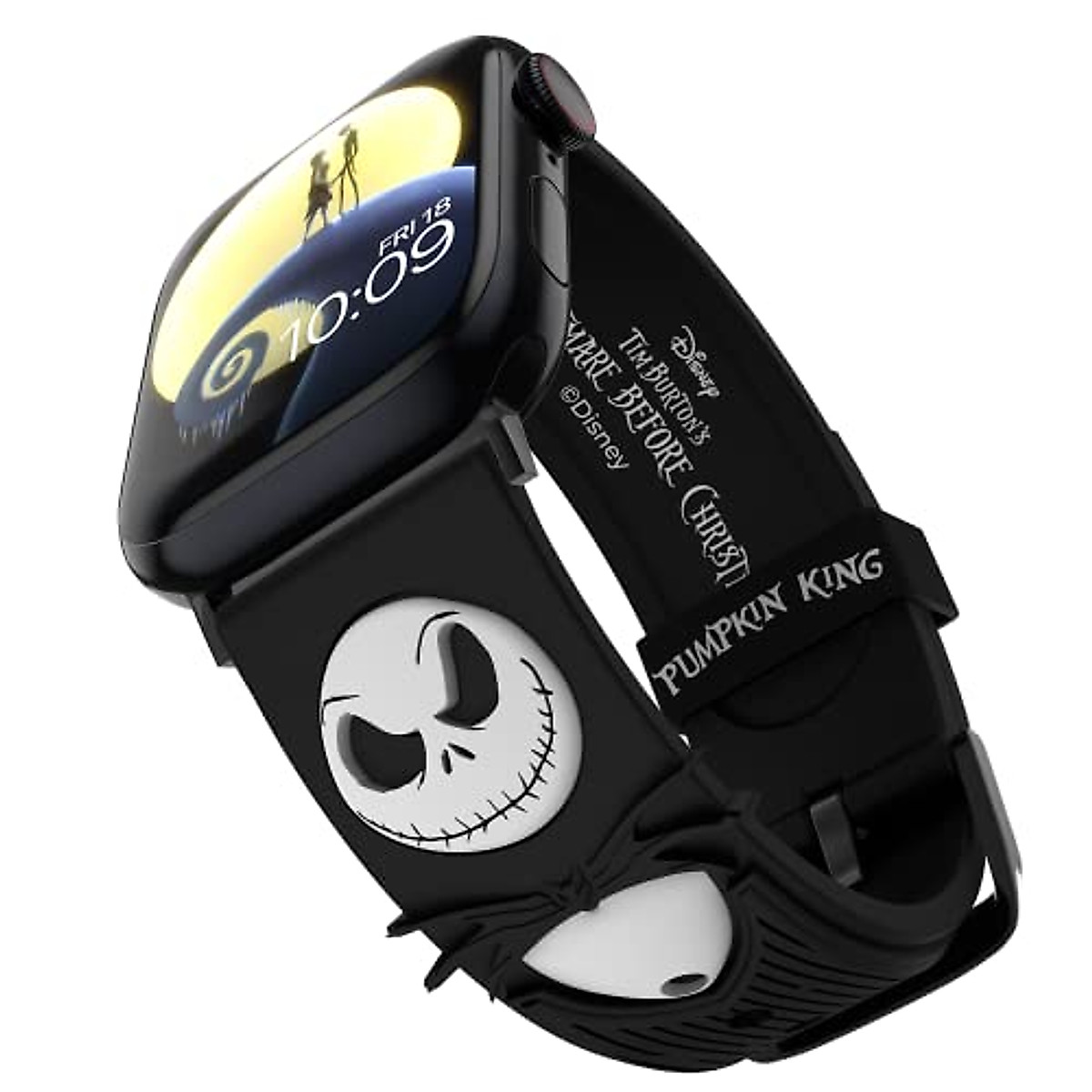 The Nightmare Before Christmas Smartwatch Band Collection - Officially Licensed, Compatible with Every Size & Series of Apple Watch (not included)