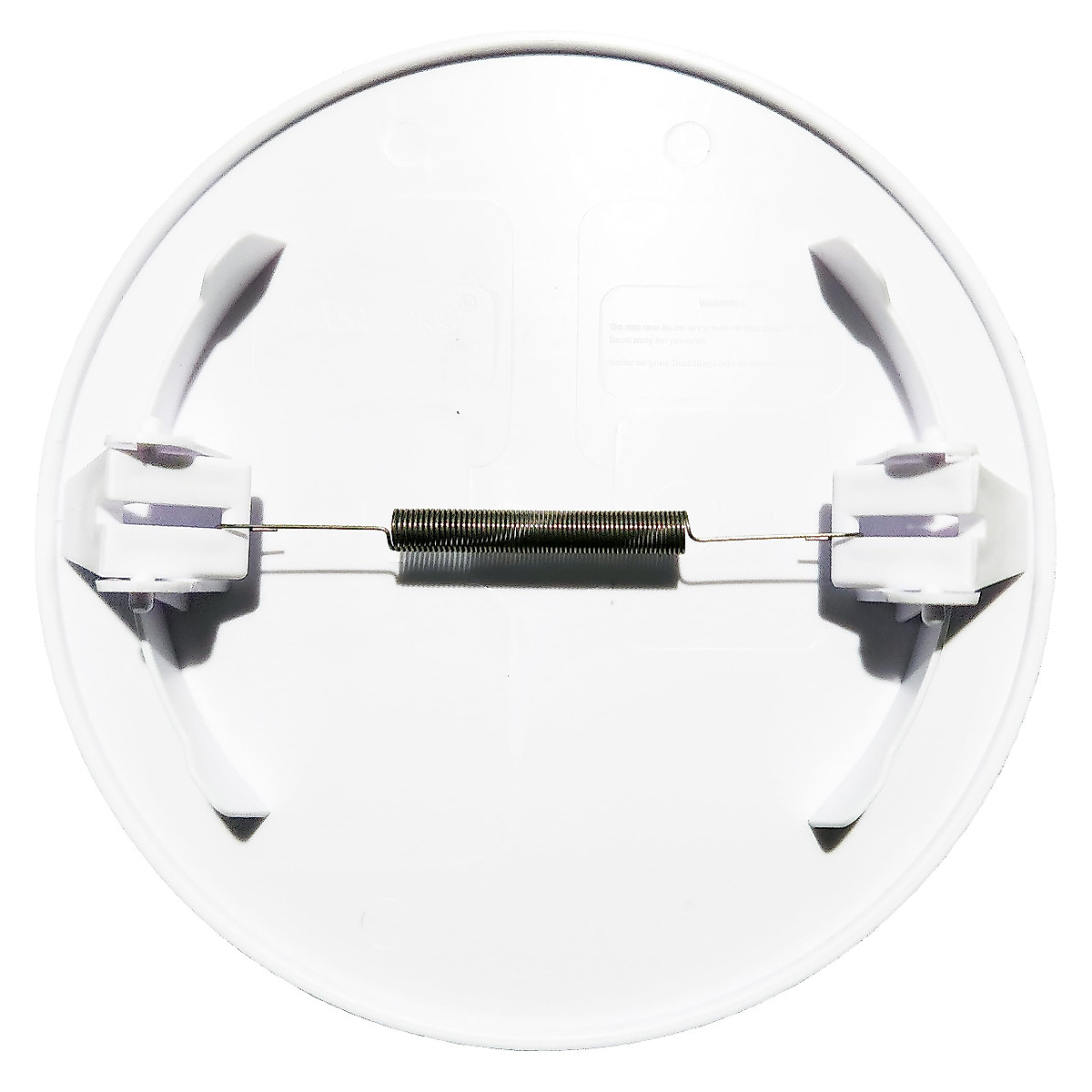 EASY-EXS Access Panel Round 6.5" Spring-Clip (Max Service Opening 5.5") Plastic White (Pack of 2) (Round 6.5")