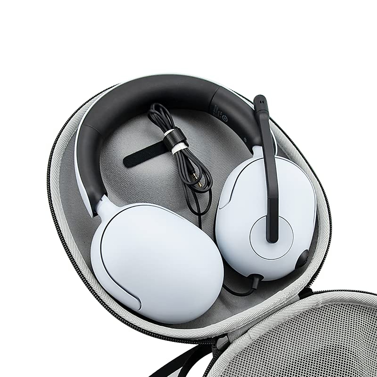 Carrying Hard Case Compatible with Sony-INZONE H3/H7/H9 Wireless Noise Canceling Gaming Headset,Travel EVA Hard Case for WH-G700/MDR-G300/WH-G900N,Case Only (9.4*8.26*3.54)