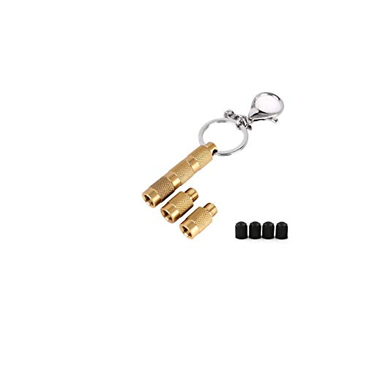 GODESON Tire Deflator,4 in 1 Solid Brass Easy Storage and Using Tire Air Down Tool,Tire Pressure Deflators for Offroad Vehicle