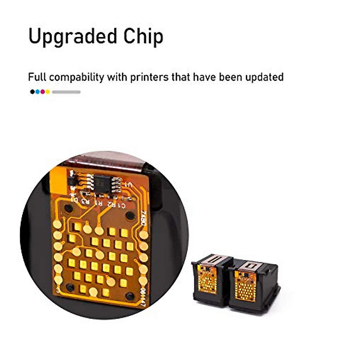 275XL 276XL Remanufactured Replacements for Canon Printer Ink 275XL 276XL Combo Pack 275XL 276XL PG-275 CL-276 for Canon Pixma TR4720 TS3522 TS3520 TS3500 TR4722 TR4700 Printer(1Black,1Color)