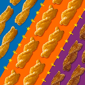 Old El Paso Fiesta Twists, Queso Cheese, Crispy Corn Snacks, 5.5 oz