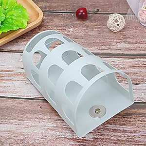 POPETPOP Hanging Rabbit Hay Rack Feeder - Plastic Fixable Small Pet Food Container, Less Wasted Rabbit Caged Hay Rack Manger for Hamster/Guinea Pig/Chinchilla/Small Animals/Bird