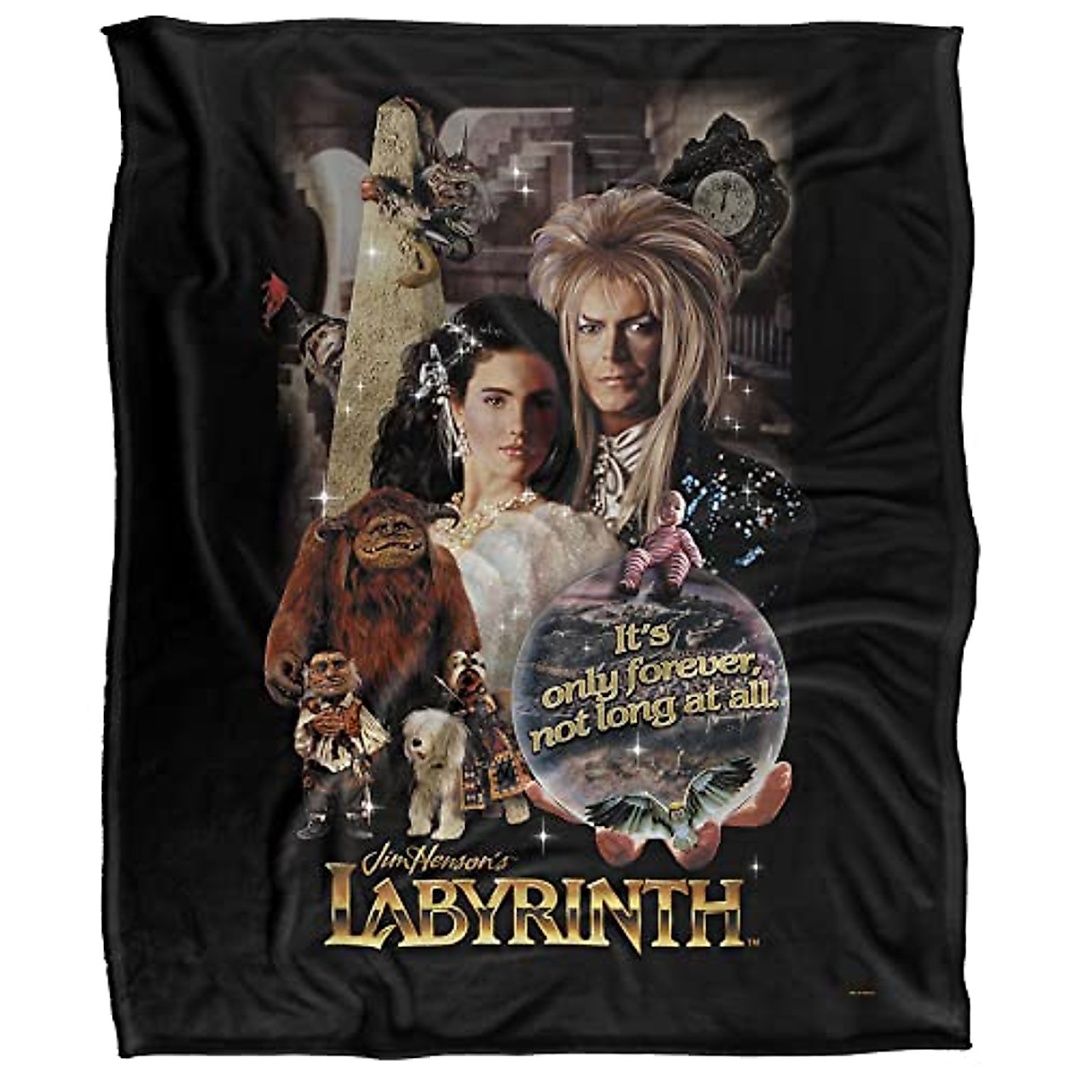 Labyrinth Only Forever Officially Licensed Silky Touch Super Soft Throw Blanket 50" x 60"
