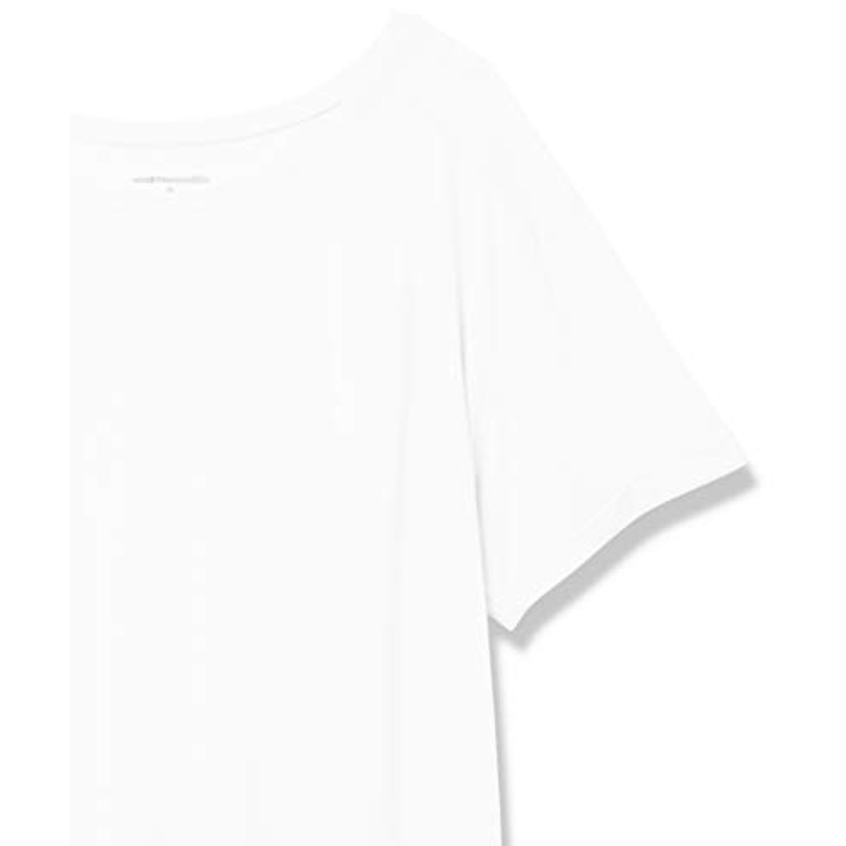 Amazon Essentials Women's Studio Relaxed-Fit Lightweight Crewneck T-Shirt (Available in Plus Size), White, Medium