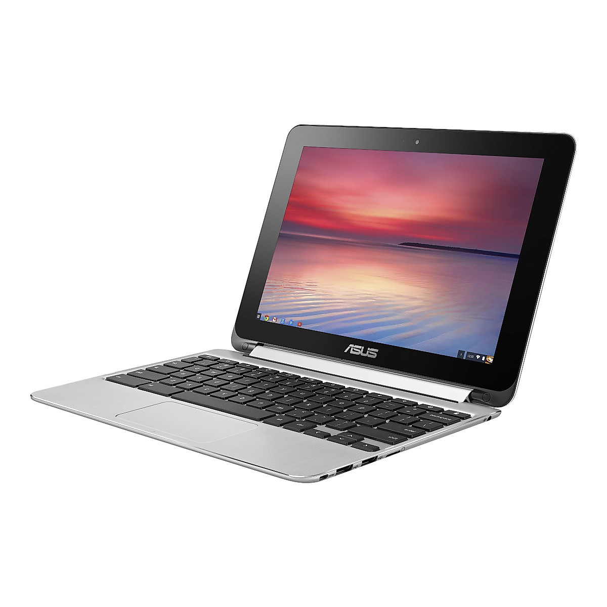 ASUS C100PA-DB02 10.1-inch Touch Chromebook Flip (1.8GHz, 4GB Memory, 16GB eMMC, Google OS), All Metal Body