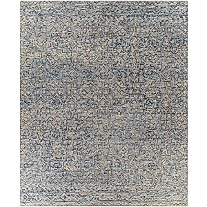 BoutiqueRugs Radisson Bohemian, Transitional Area Rug - Navy, Blue, Taupe - 8' x 10'