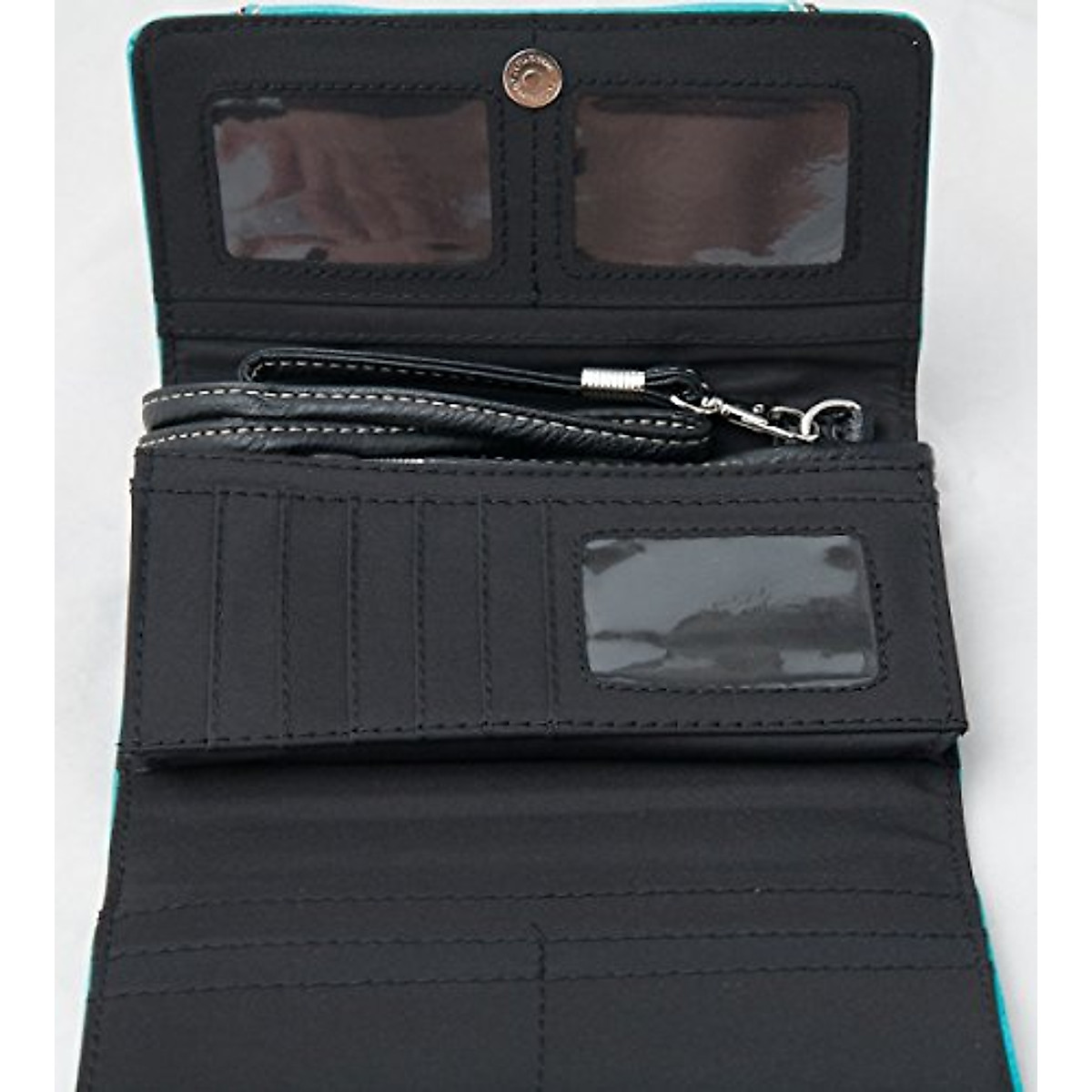 HW Collection USA American Flag Stars Stripe Concealed Carry Country Patriotic Handbag Wallet Set (USA Flag Set)