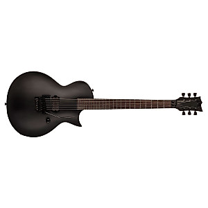 ESP 6 String LTD EC-FR Metal Electric Guitar, Black Satin, Right, (LECFRBKMBLKS)